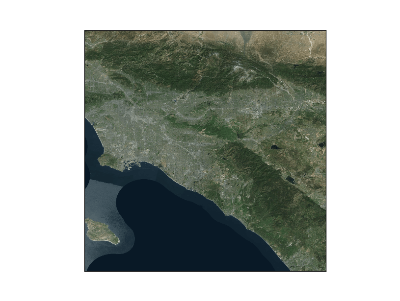 Как нарисовать фон этопо высокого разрешения в Matplotlib Basemap ...